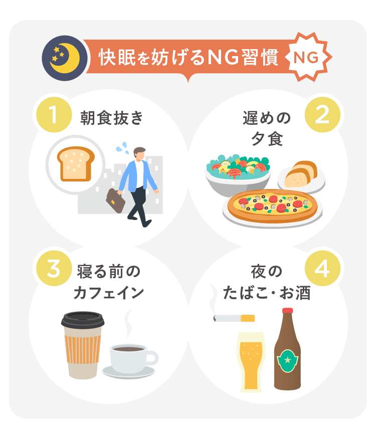 【睡眠の基本知識まとめ】ぐっすり眠るコツをまとめてチェック！ | FiNC U [フィンクユー]